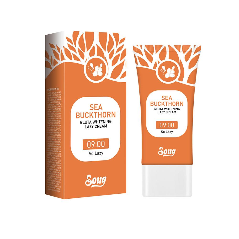 Crema blanqueadora de ácido glutámico con espino amarillo Soug, crema ...